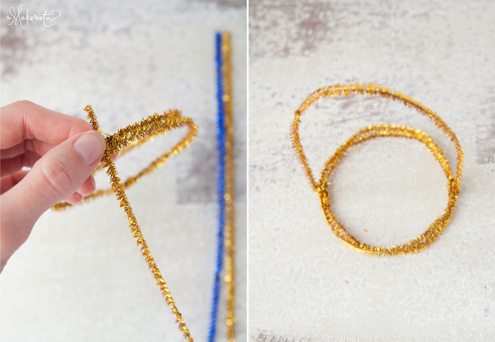 The-Makerista-DIY-Pipe-Cleaner-Crown-Attaching-Top - The Makerista