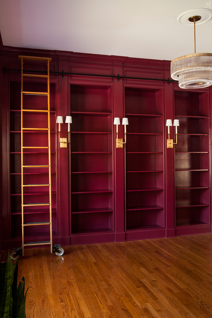 The-Makerista-Library-Front-Room-Radicchio-Leaf-Sherwin-Williams-Built ...