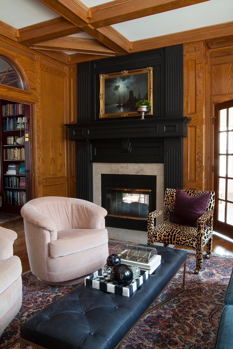 The-Makerista-Wood-Room-English-Roll-Arm-Sofa-Black-Tufted-Leather ...